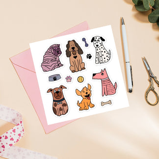 Adorable Dog Pals Sticker Sheet – Creative Kids Castle