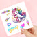 Believe in Yourself - Dancing Unicorn Sticker Sheet – Creative Kids Castle