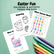 Easter Fun - Cute Easter Themed Printable Activity Pack (14 pages ...