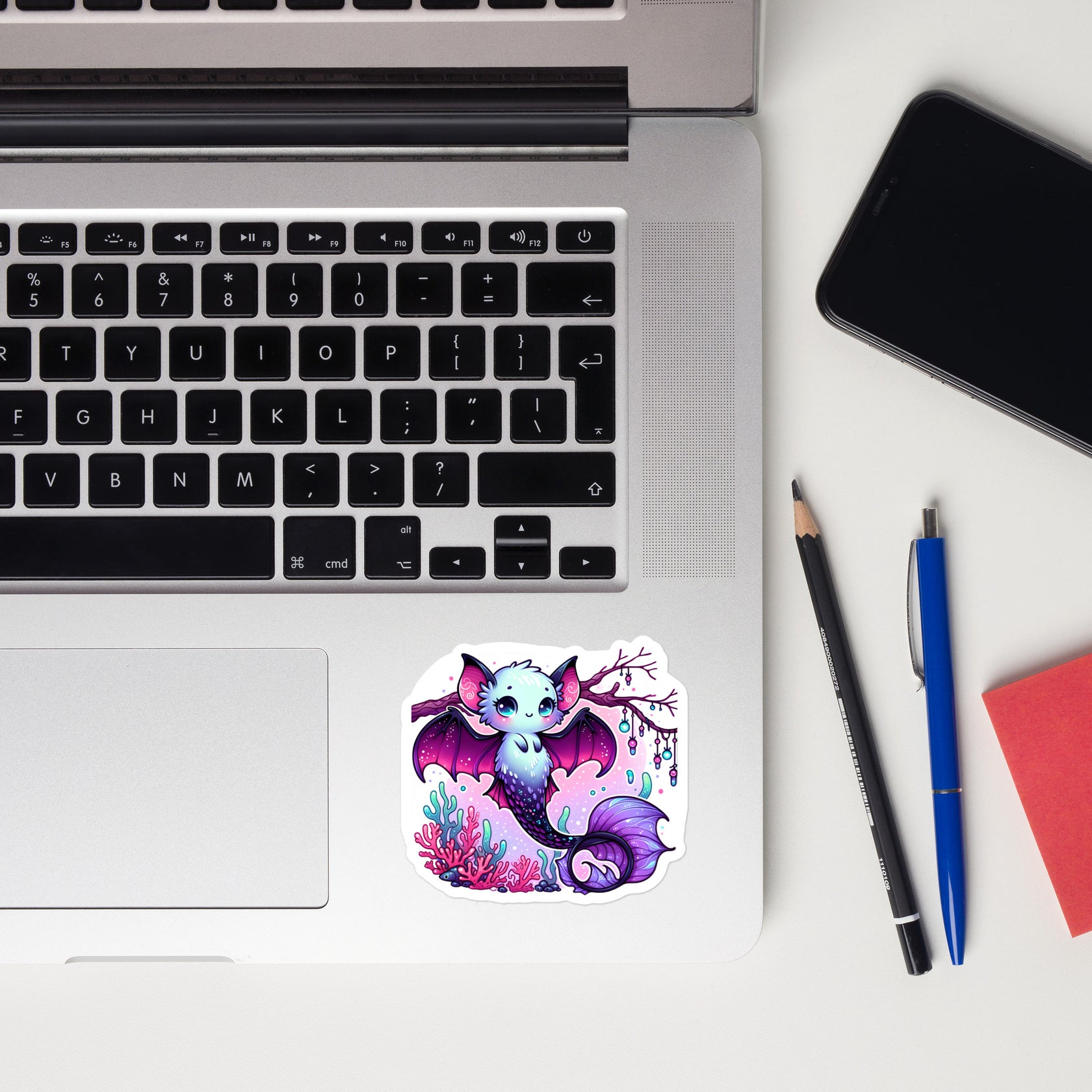 Pink Merbat Kiss-Cut Sticker – Creative Kids Castle