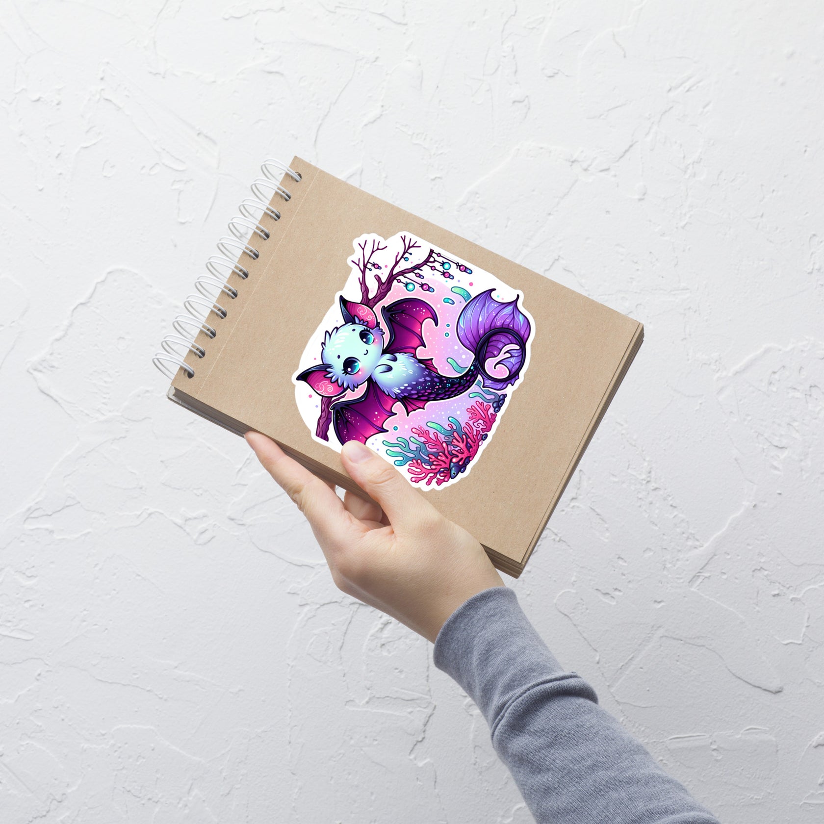 Pink Merbat Kiss-Cut Sticker – Creative Kids Castle